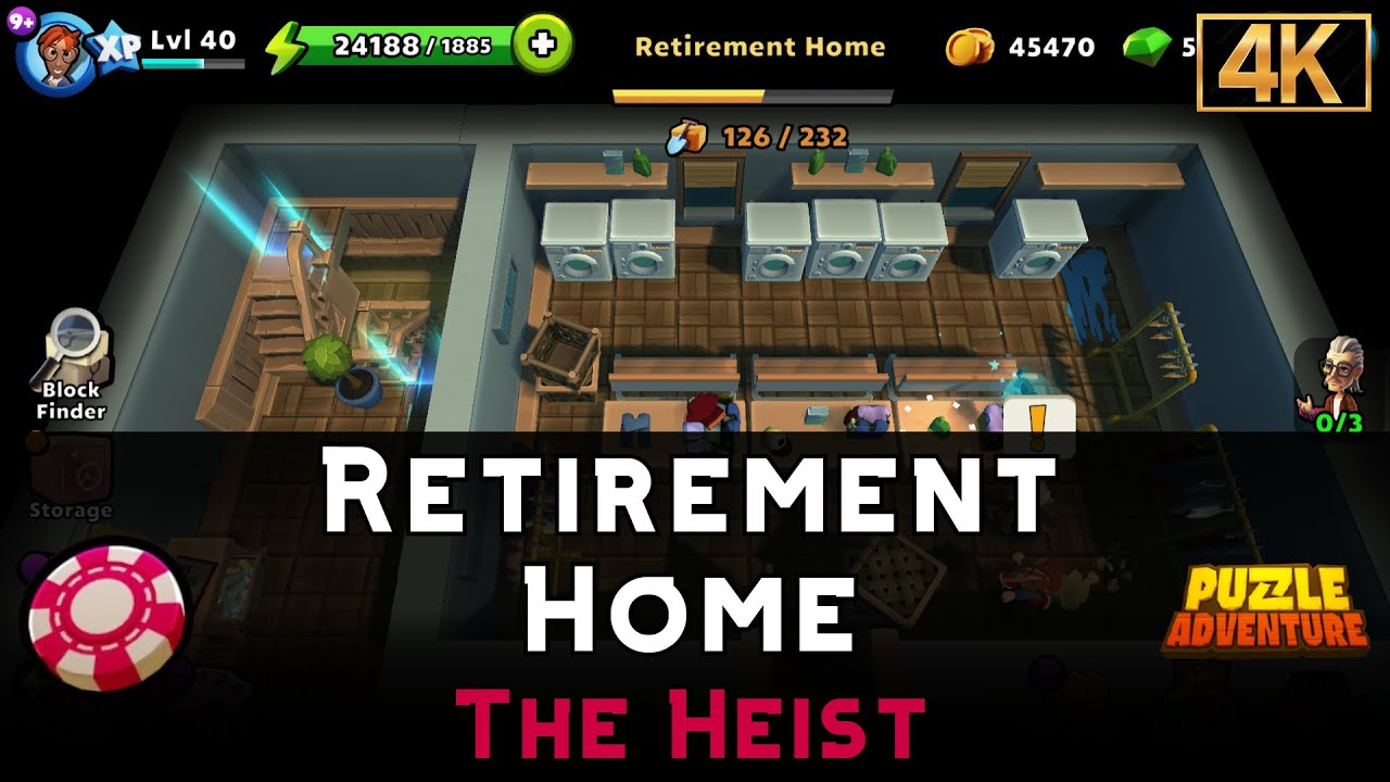 Retirement Home | The Heist 2024 #2 | Puzzle Adventure - YouTube