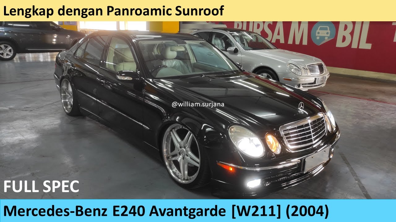 Mercedes-Benz E240 Avantgarde Full Spec [W211] (2004) review ...
