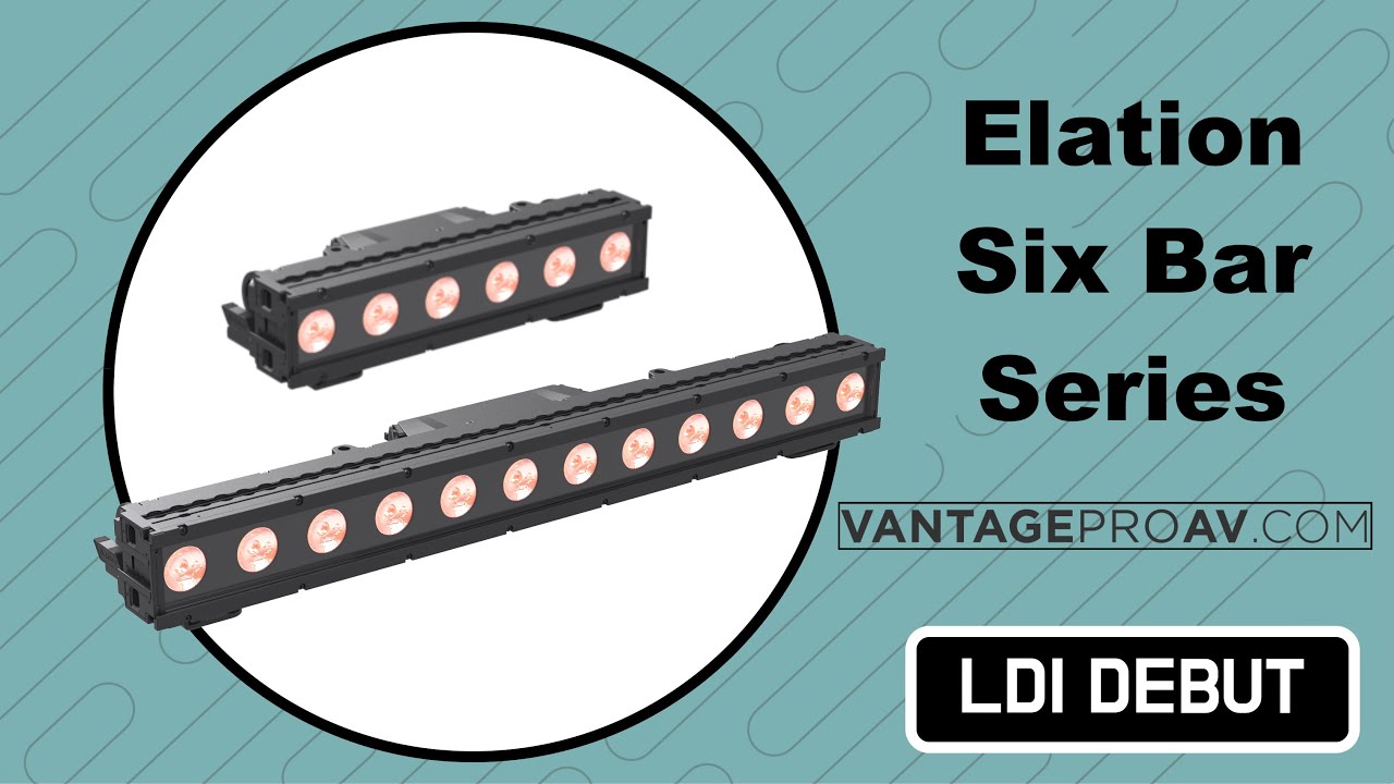 Stage and Concert Lighting- Six+ BAR L and S - New From Elation ...