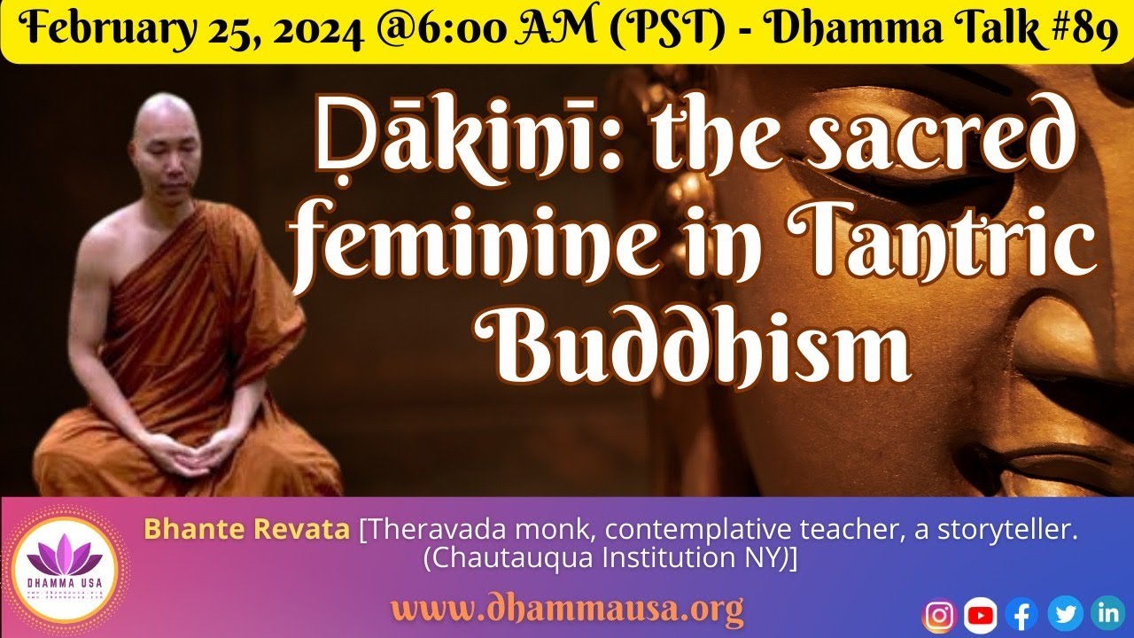 Ḍākinī: the sacred feminine in Tantric Buddhism | Venerable Bhante ...