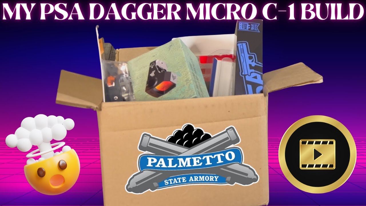 My PSA Dagger Micro C-1 Build 9MM Pistol | Unboxing - YouTube