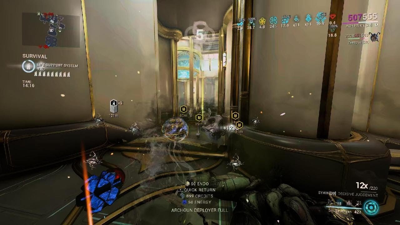 Warframe Syam Red Crit Gas - YouTube