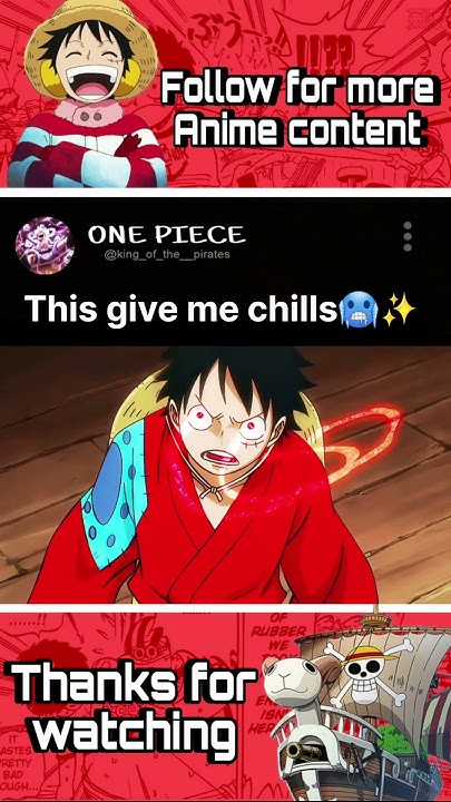 This Gives Me Chill Onepiece Anime Onepieceluffy Luffyedit Naruto Luffy Youtube