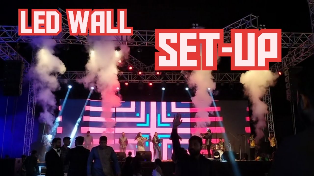 Led wall Set up। evant and Publicity presentation। Graphic designer ...