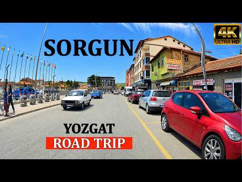 Sorgun, Yozgat 🇹🇷 Türkiye 4K Yolculuk & Şehir Ortam Sesleri