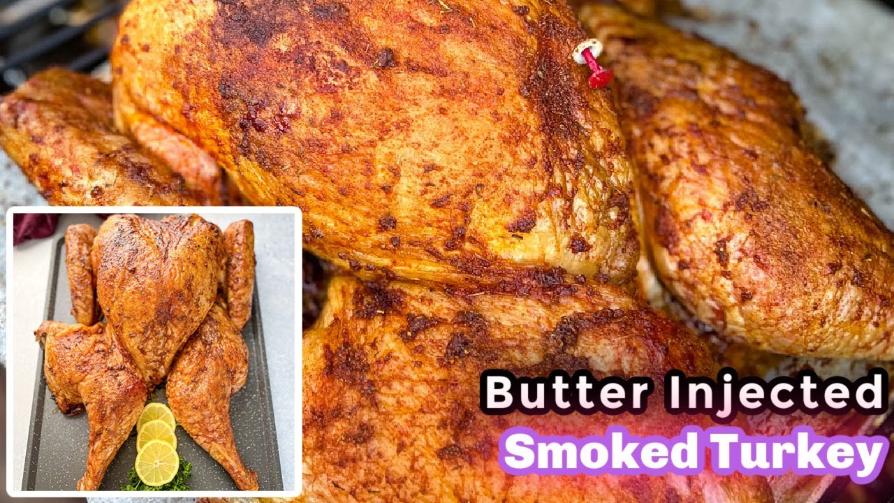 Tender Juicy Traeger Smoked Turkey Dripping in Juices! - YouTube