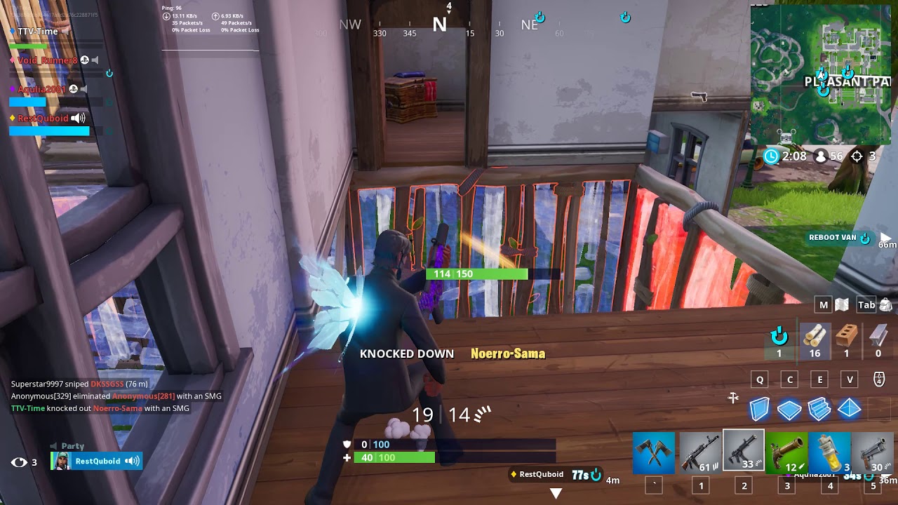 Fortnite Hot Drop w/ Low Health - YouTube