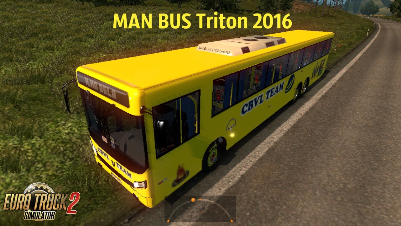 Euro Truck Simulator 2 Обзор мода ( MAN BUS Triton 2016) Смотреть всем ...
