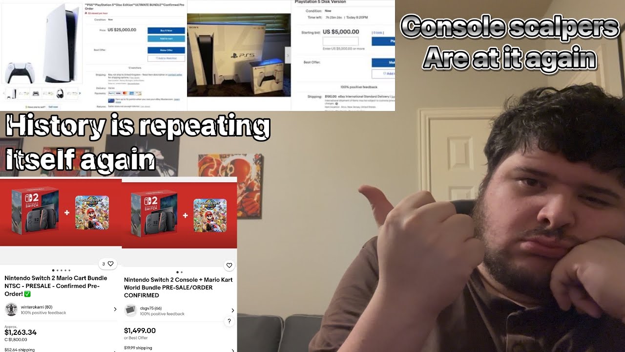 Console scalpers are added once again - YouTube