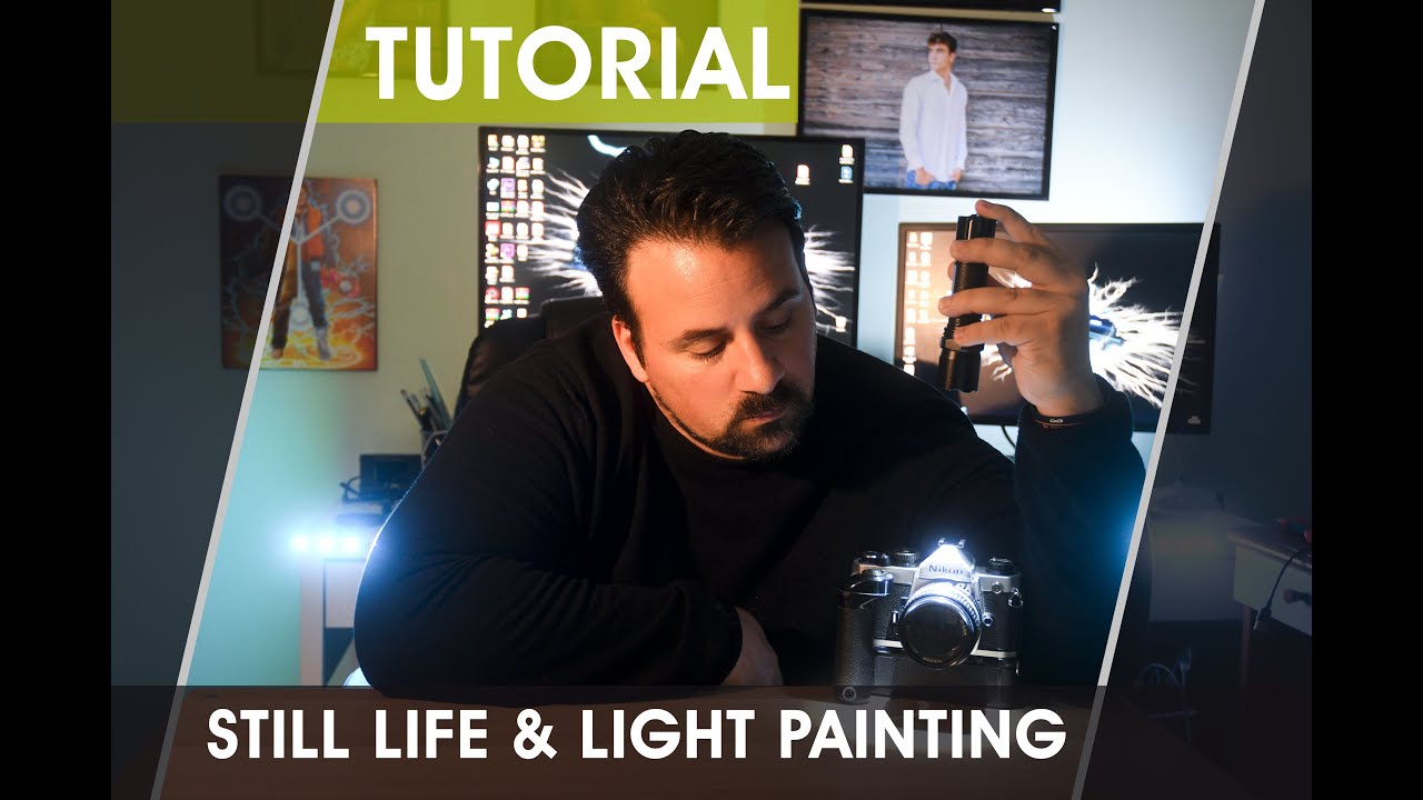 Still Life & Light Painting - TUTORIAL - YouTube