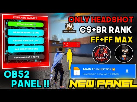 Free Fire Panel Mobile 🔥 FF Antiban Panel OB52 | Free Fire Hack New 😈 FF Injector 2026 | FF Panel