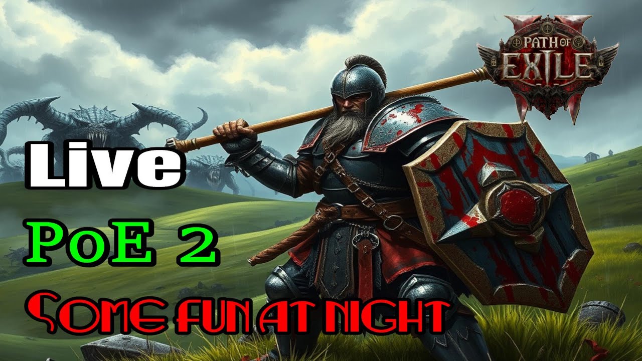 🦞Path of Exile 2 Having fun late night ⚔️Warrior 83 💥SSF! - YouTube