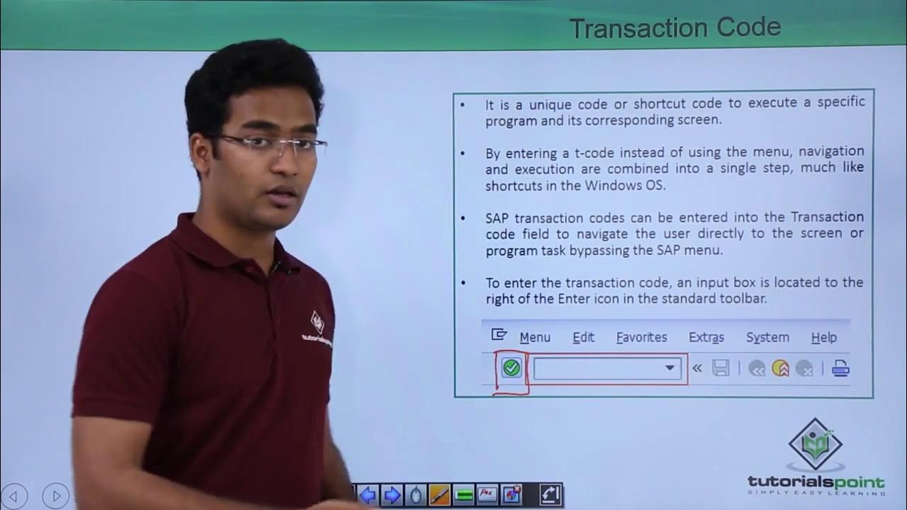 SAP ABAP - Transaction Codes - YouTube