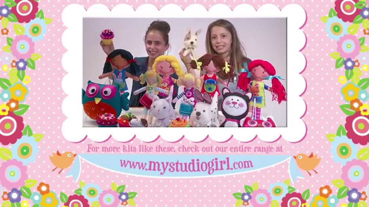 Cross Stitch My Studio Girl - YouTube
