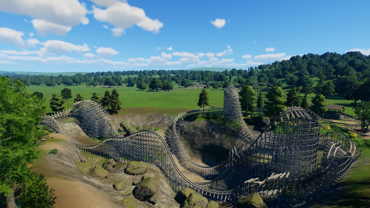 Upcoming Project-RMC Hybrid terrain coaster set in a rocky valley ...