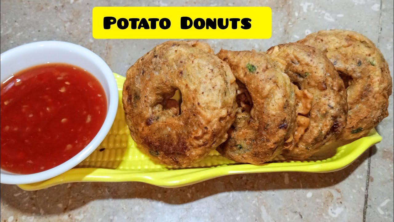 Potato Donuts 🥯 | Ramzan Series | First Recipe by CHEFY- - YouTube