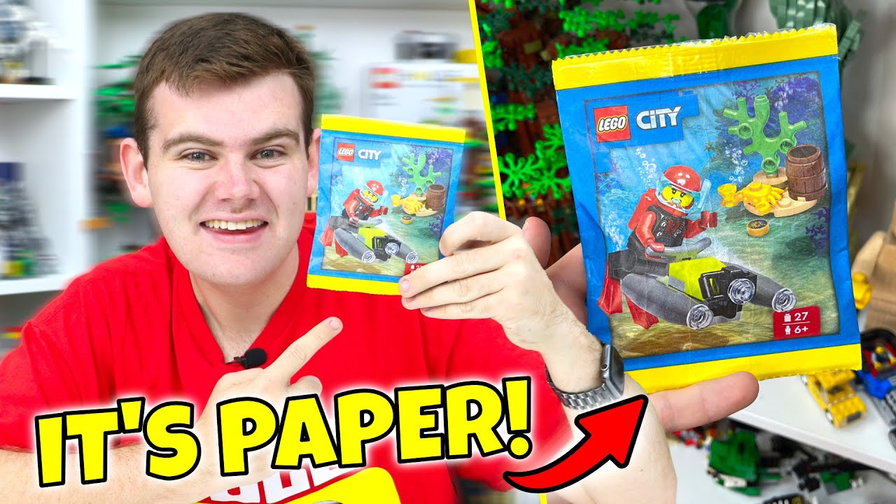 This LEGO Set is packaged with PAPER BAGS?! - YouTube