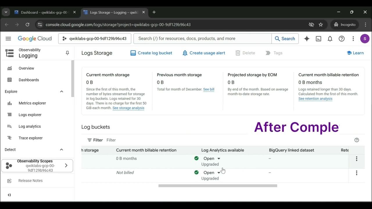 Analyze BigQuery Usage with Log Analytics #GSP1250 #bigquery #qwiklabs #arcade #gcp solution ...