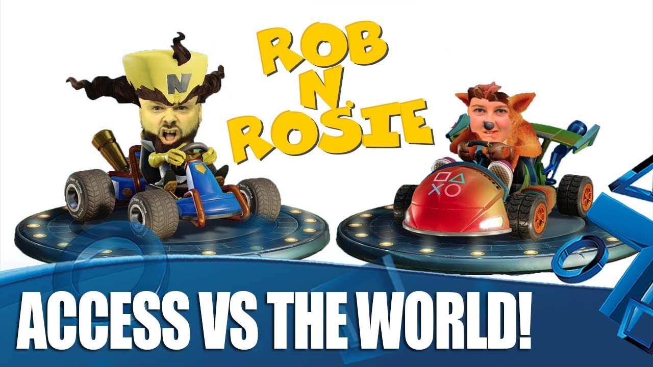 Crash Team Racing: Nitro-Fueled - Rob 'N' Rosie Vs The World! - YouTube