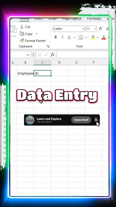 Data Entry 🔥Excel Interview Question Tips and Tricks #excel #exceltips #msexcel #microsoftexcel ...