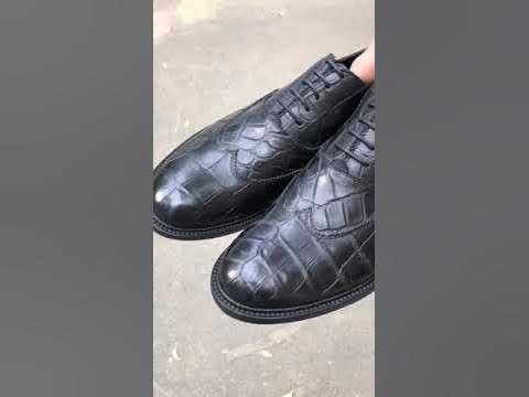 Туфли из крокодила🐊 Пожелание заказчика - «должно смотреться дорого ...
