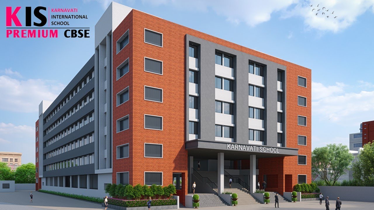 CONSTRUCTION PHASE 1 OF KARNAVATI INTERNATIONAL PREMIUM CBSE SCHOOL ...