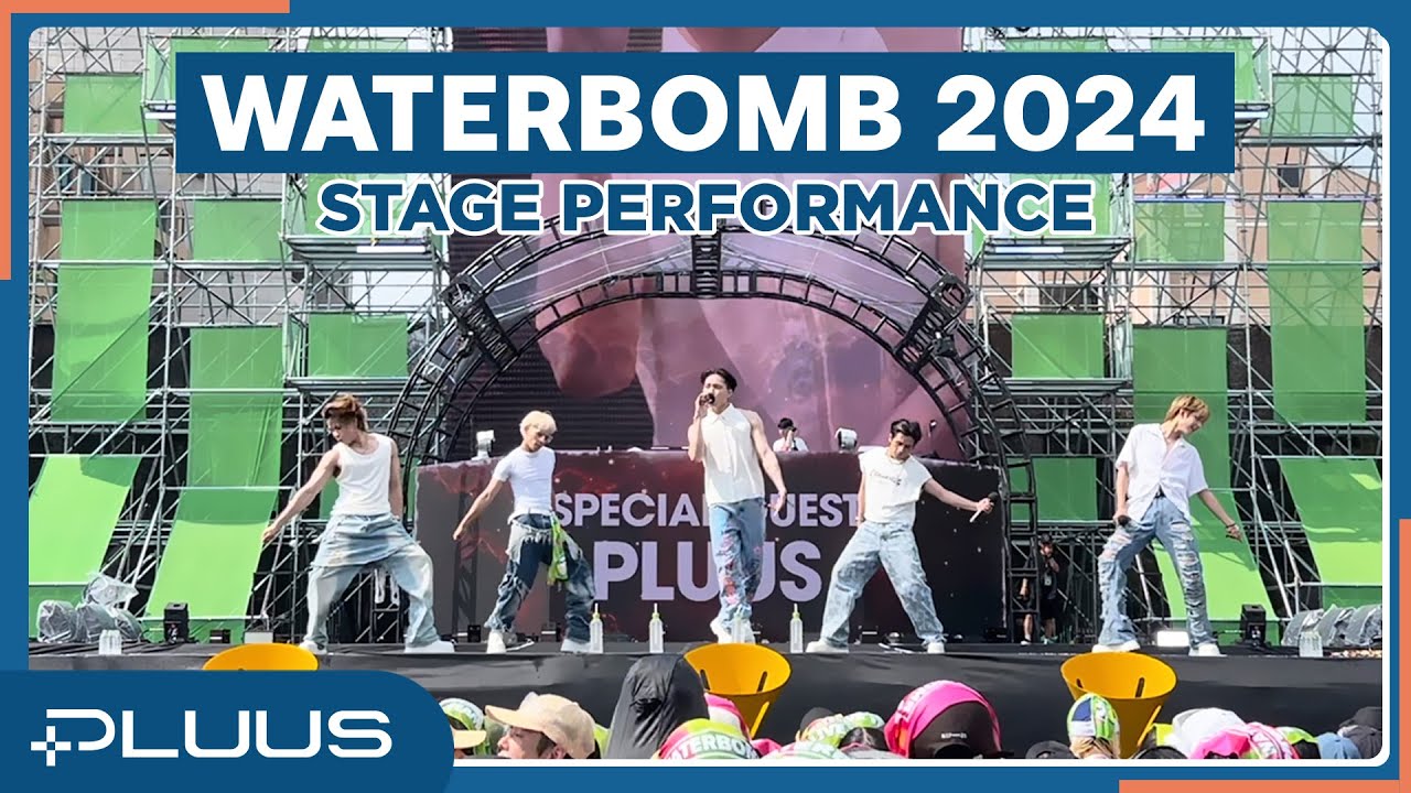 PLUUS in WATERBOMB 2024 | SUMMOTION Stage Performance ☀️ - YouTube