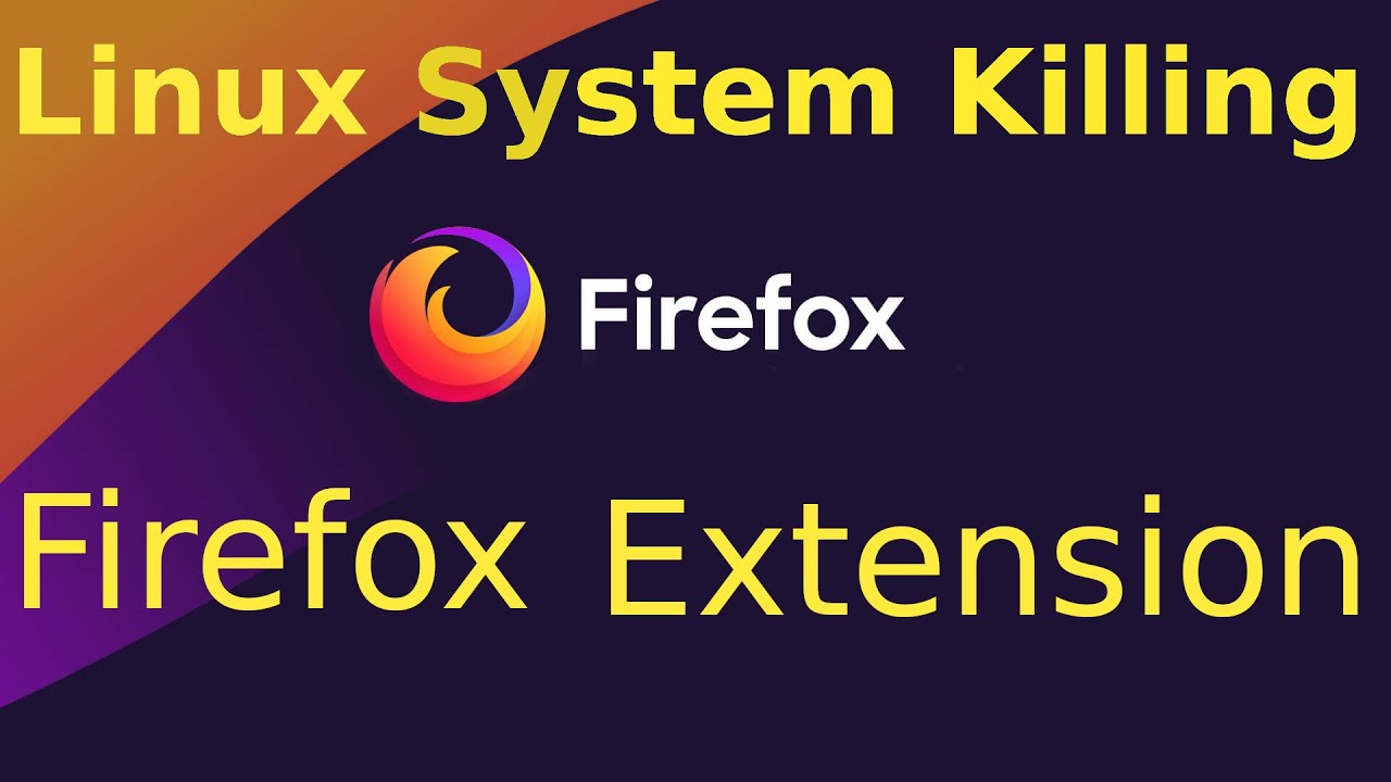 Firefox Extension Crashes Mint Linux System - YouTube