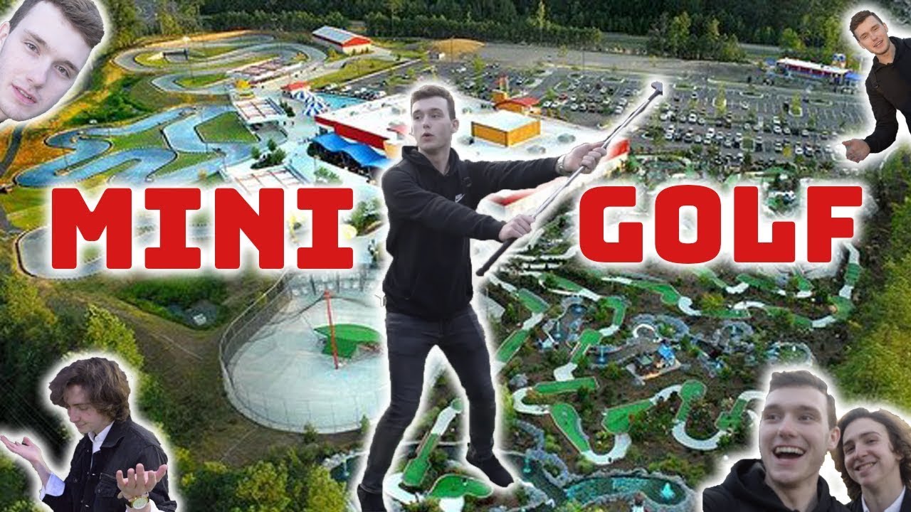 EPIC MINI GOLF!! HOLE IN ONE ON LAST HOLE!! - YouTube
