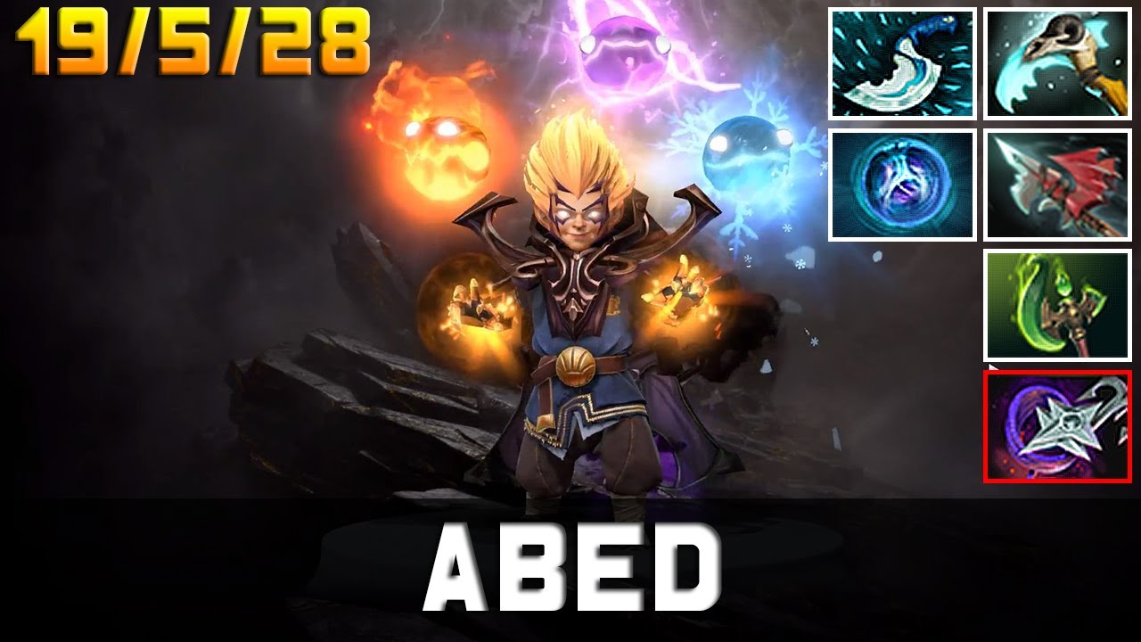 Abed Invoker 7.35b Update Patch | Dota 2 Pro MMR Gameplay #38 - YouTube