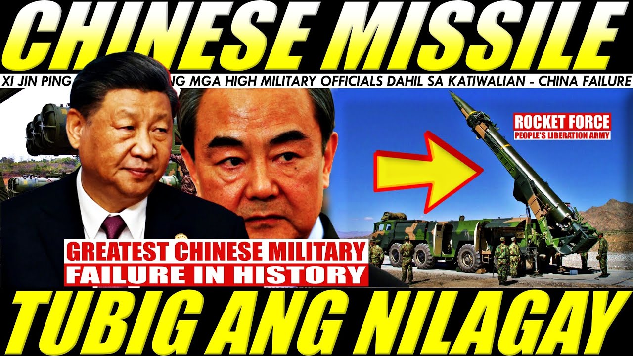GREATEST MILITARY FAILURE in CHINA HISTORY, CHINESE missile TUBIG ang ...