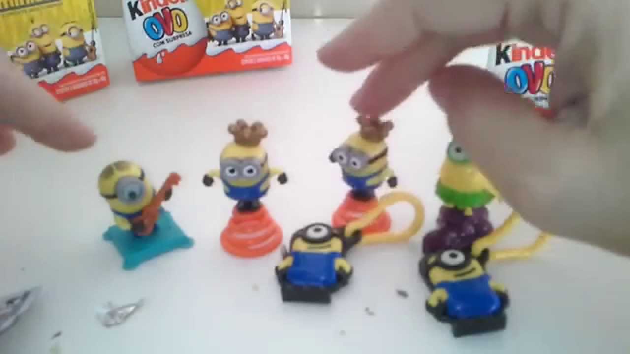 Minions Kinder Egg Surprise - Kinder Ovo Minions - YouTube