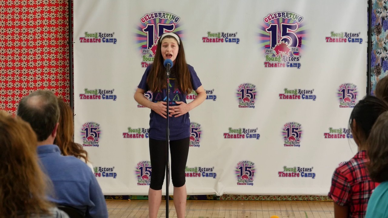 Colleen T. singing 'I Dreamed a Dream' - Young Actors' Theatre Camp ...