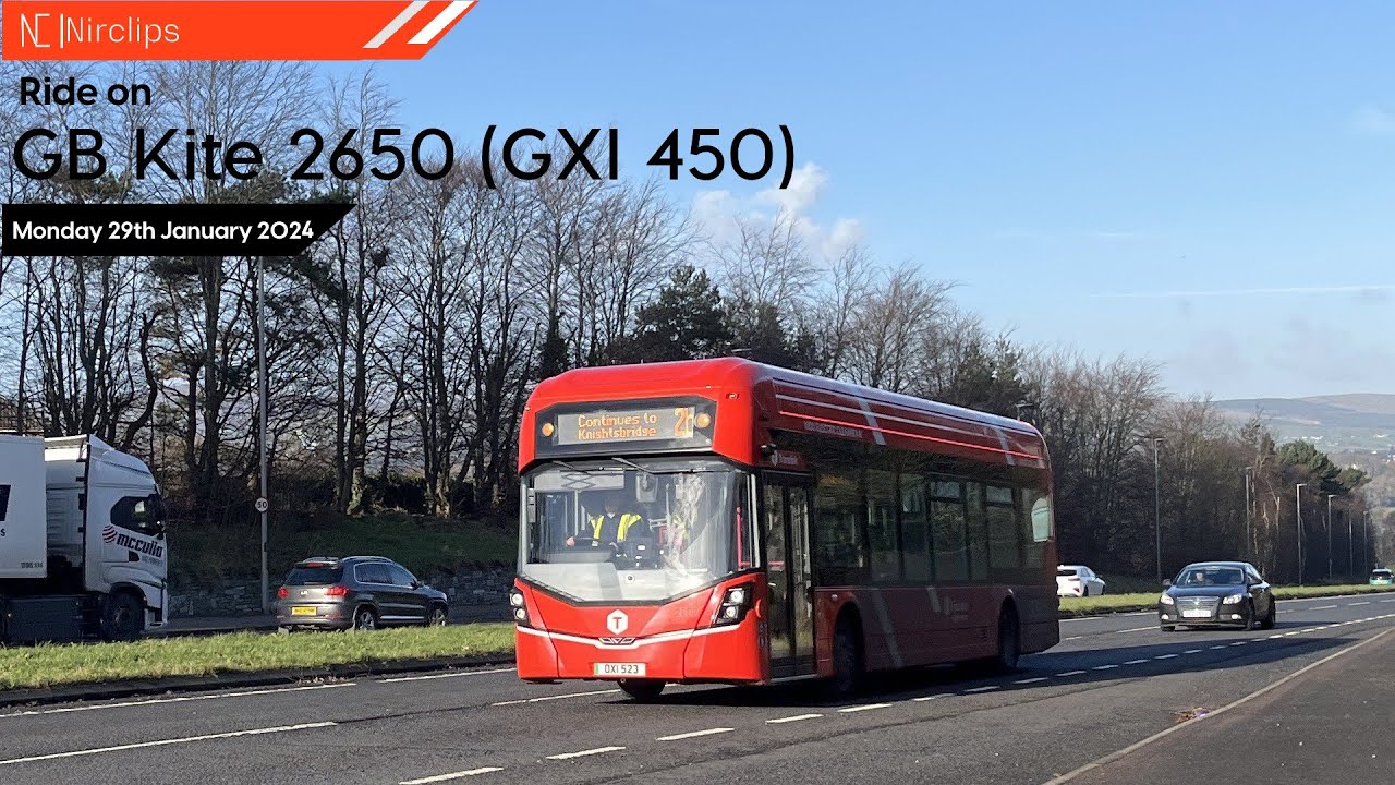 Ride on Translink Foyle Metro 2650 Wright GB Kite Electroliner (GXI 450 ...