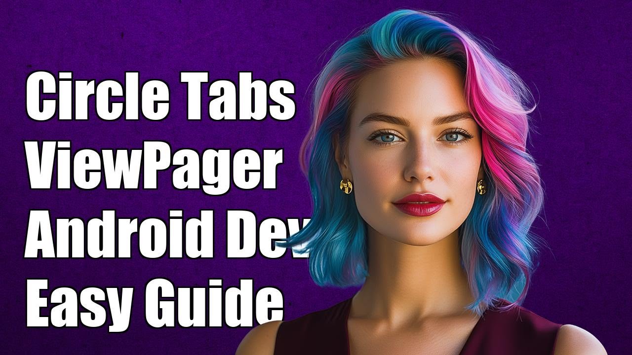 How to Implement Circle Tab Indicators with ViewPager in Android - YouTube