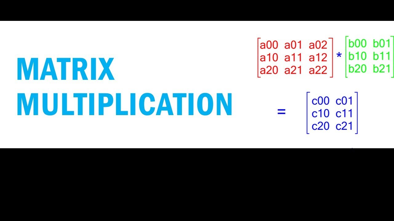 How To Multiply Matrix YouTube How To Multiply Matrix YouTube