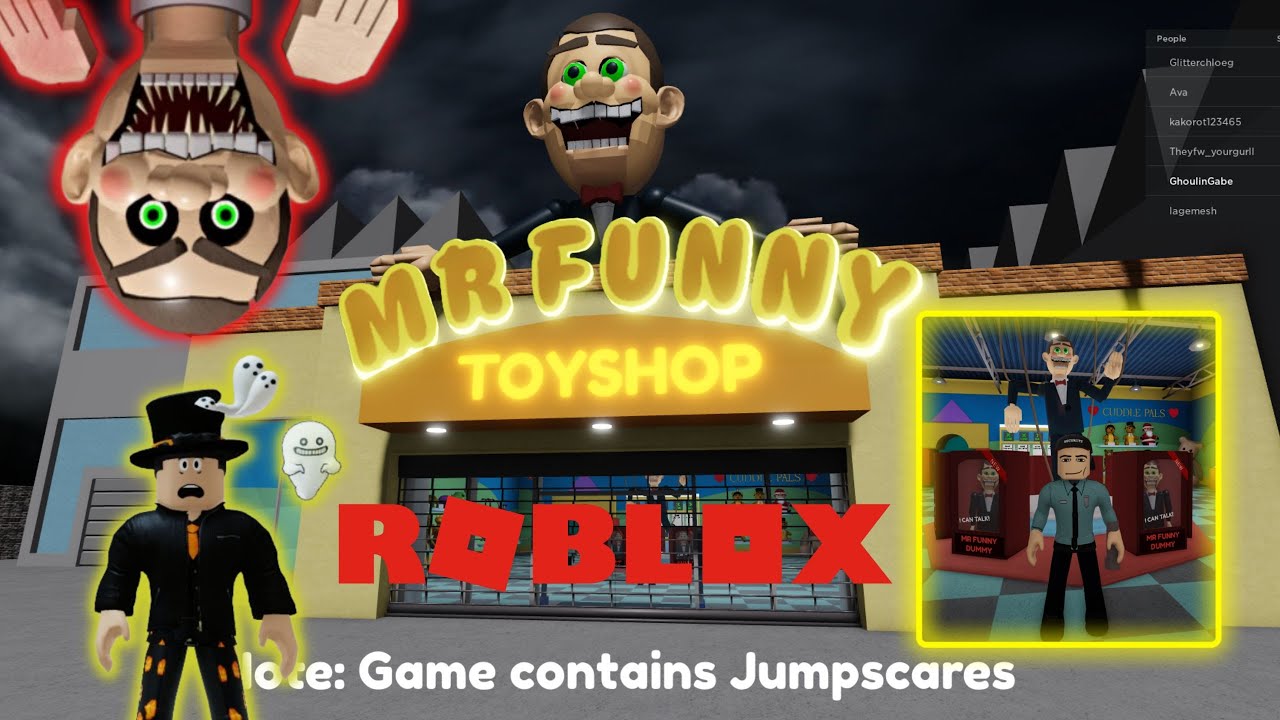 Roblox: Escaping Mr. Funny Dummy in his Roblox Playshop! - YouTube