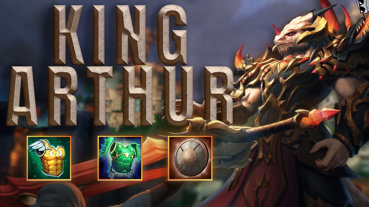 The King is BACK - Smite King Arthur Solo Build + Guide - YouTube