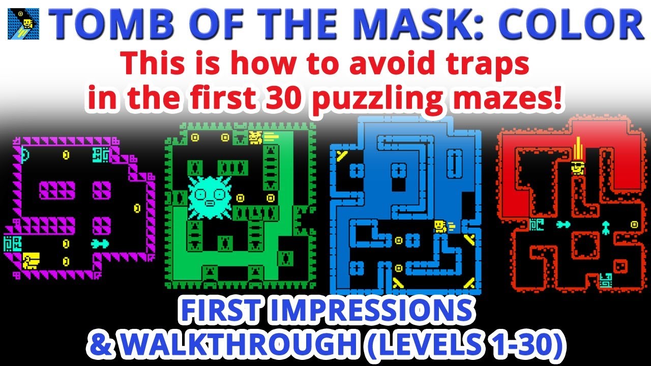 Tomb of the Mask Color Level 1 to 30 - Gameplay Walkthrough - YouTube