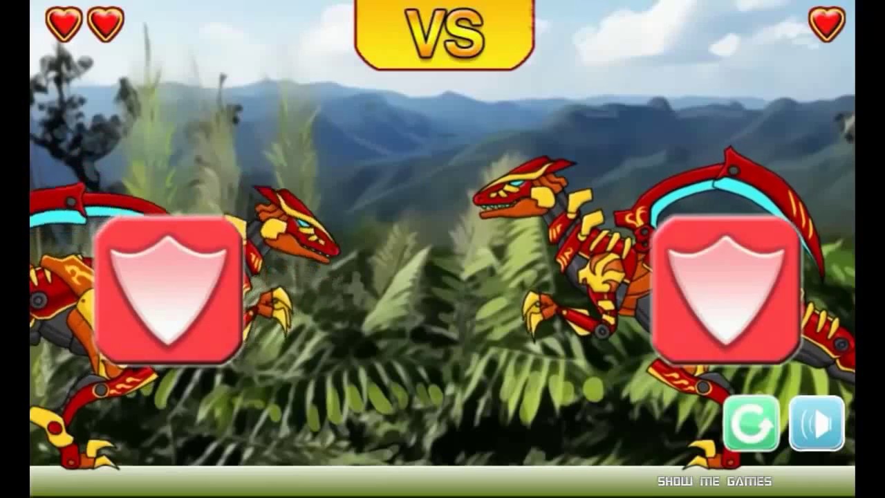 Dino Robot - Velociraptor VS Velociraptor - Game Play - 2015 - HD - YouTube