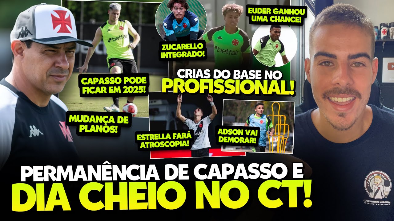 FÁBIO CARILLE PODERÁ CONTAR COM CAPASSO EM 2025 I ZUCARELLO E EUDER ...