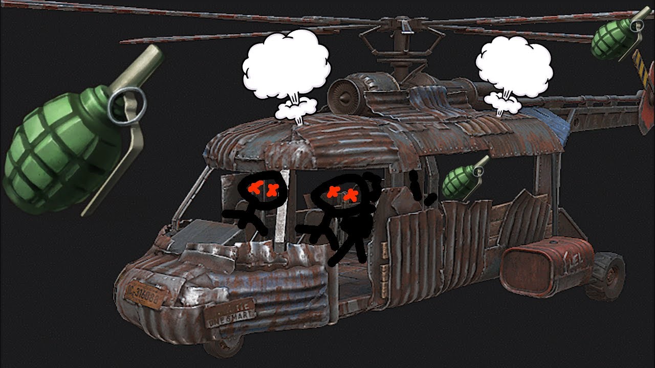 RUST new OP f1 grenade vs scraphelis meta - YouTube