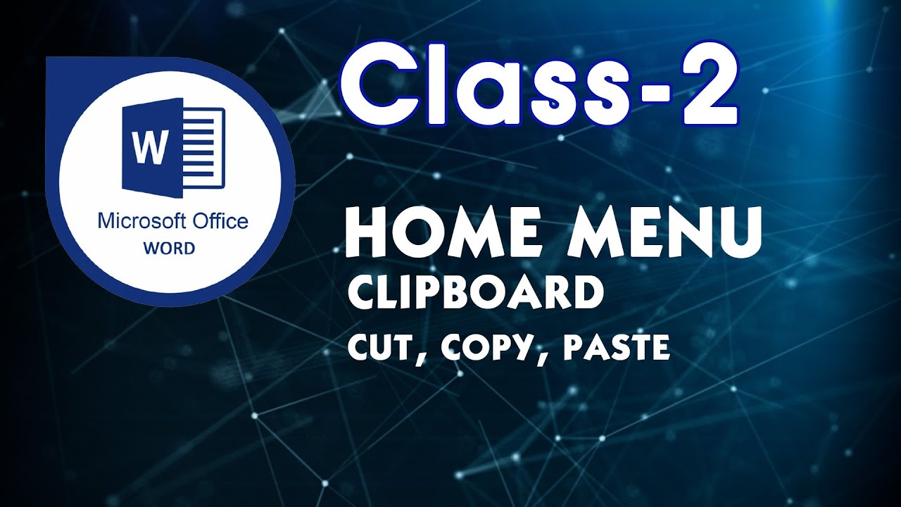 MICROSOFT WORD | Class 2 - YouTube