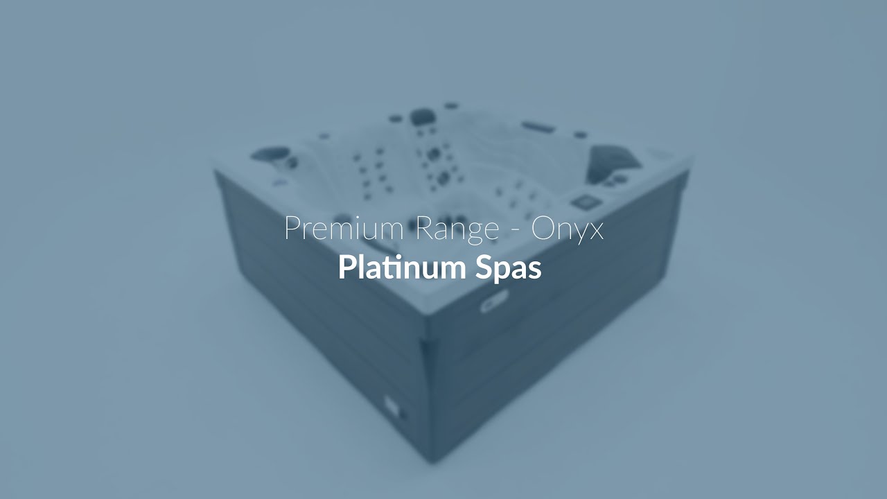 Platinum Spas | Premium Range | Onyx hot tub - YouTube