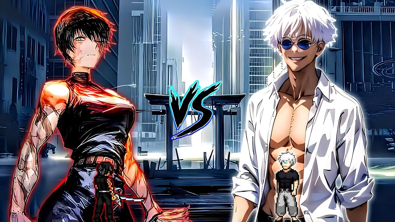 Maki Final Form V2 RN OP (New) VS Manga Gojo OP in Jump Force Mugen ...