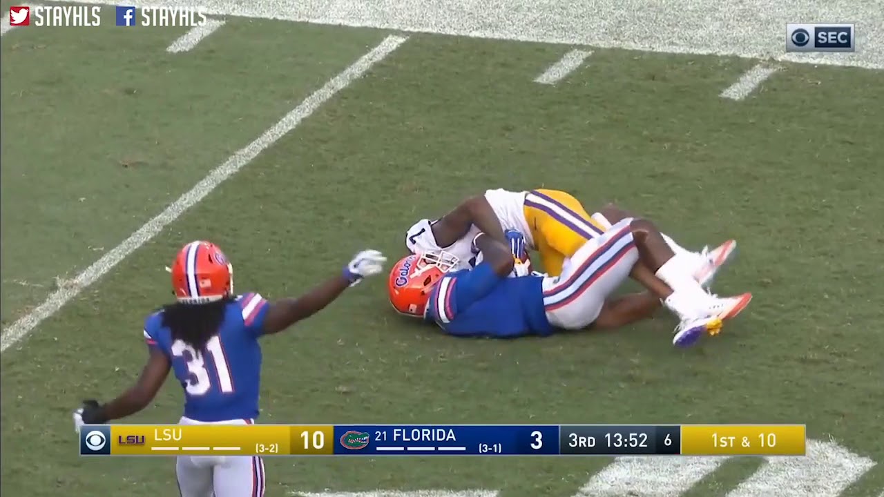 LSU Tigers vs Florida Gators Full Game Highlights CFB Week 6 - YouTube