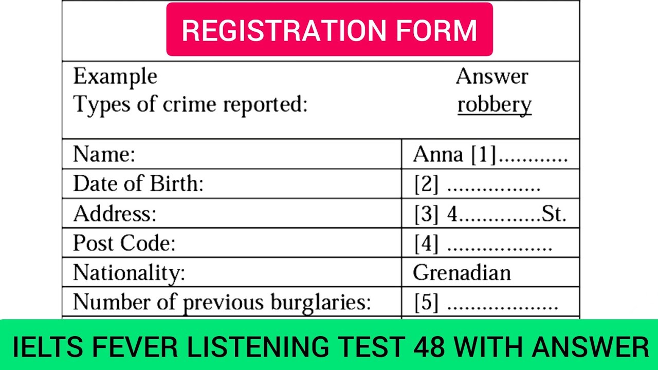 Ielts Fever Listening Test 48 Registration Form Type Of Crime ielts-fever-listening-test-48-registration-form-type-of-crime