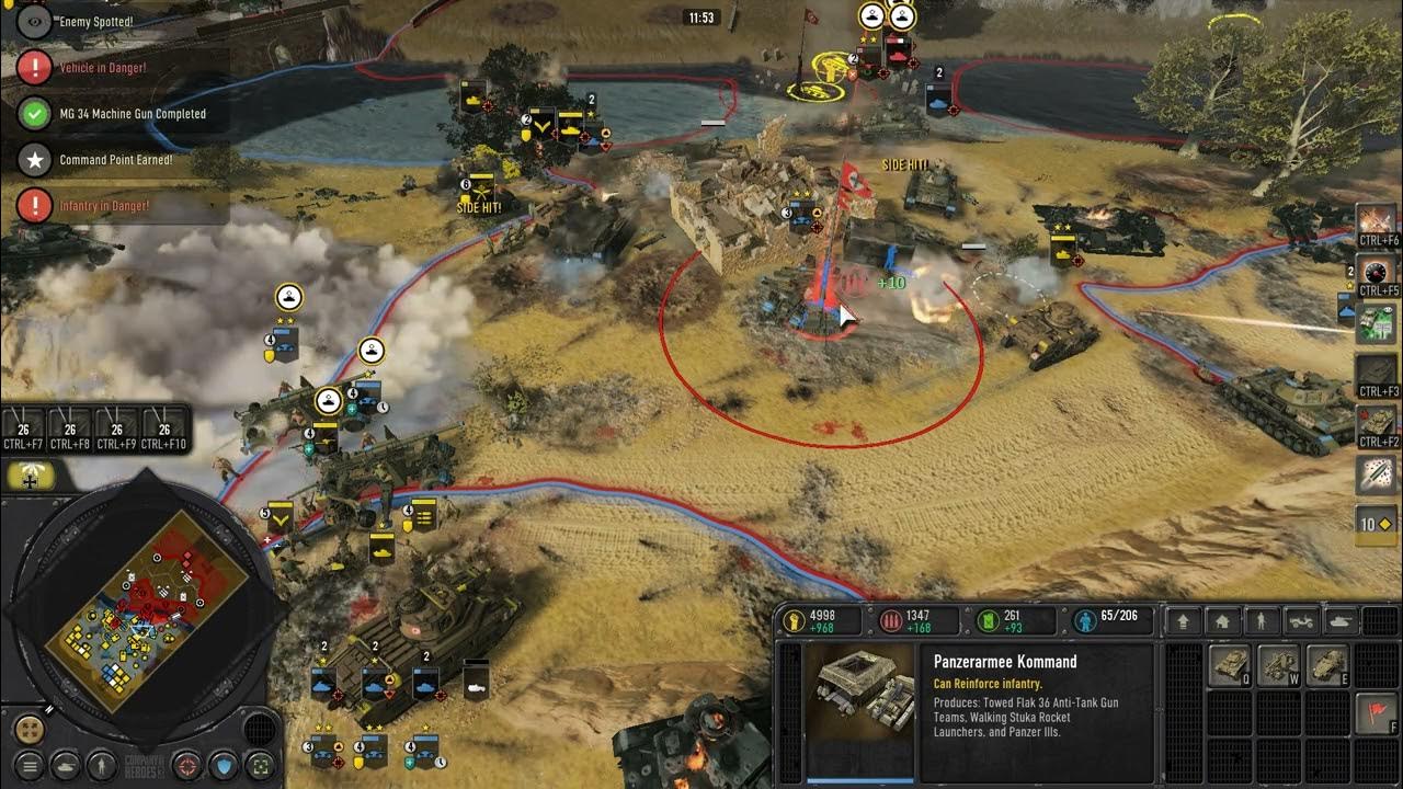 Company of Heroes 3 - Panzer rush - YouTube
