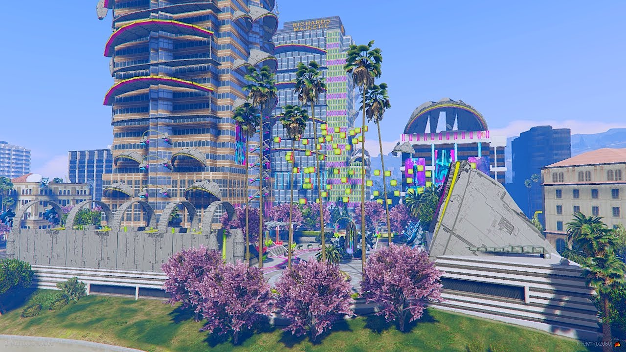 CYBER PUNK MAP - FiveM (ADDON) - GTA V - YouTube