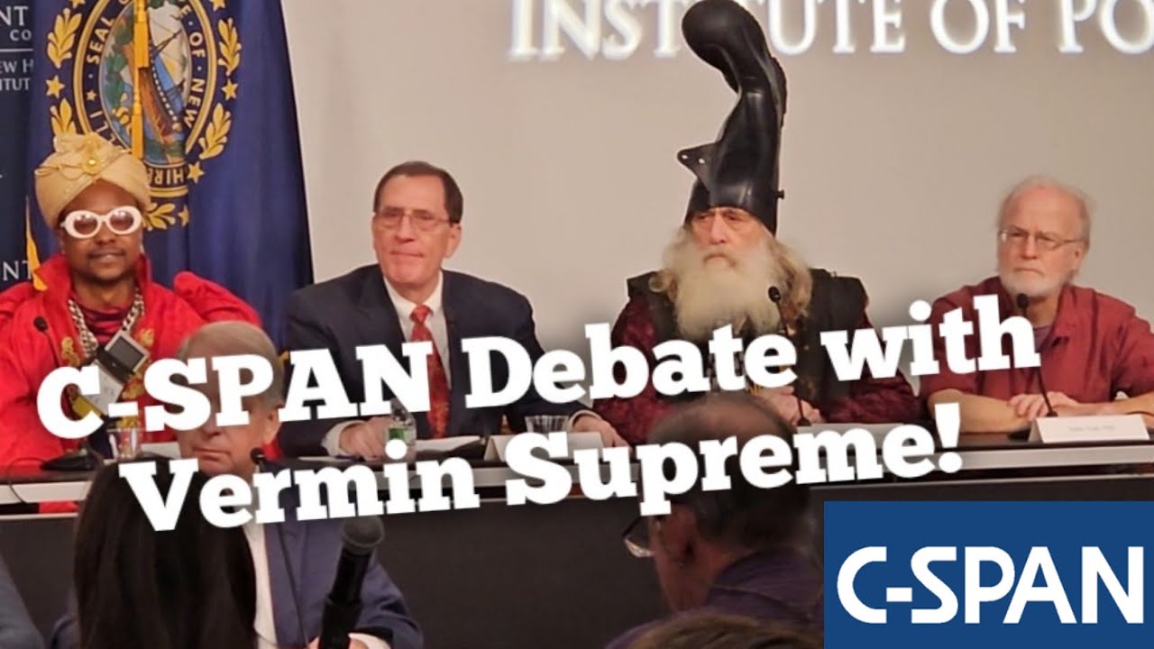 C-SPAN debate with Vermin Supreme and Robby Roadsteamer!! - YouTube